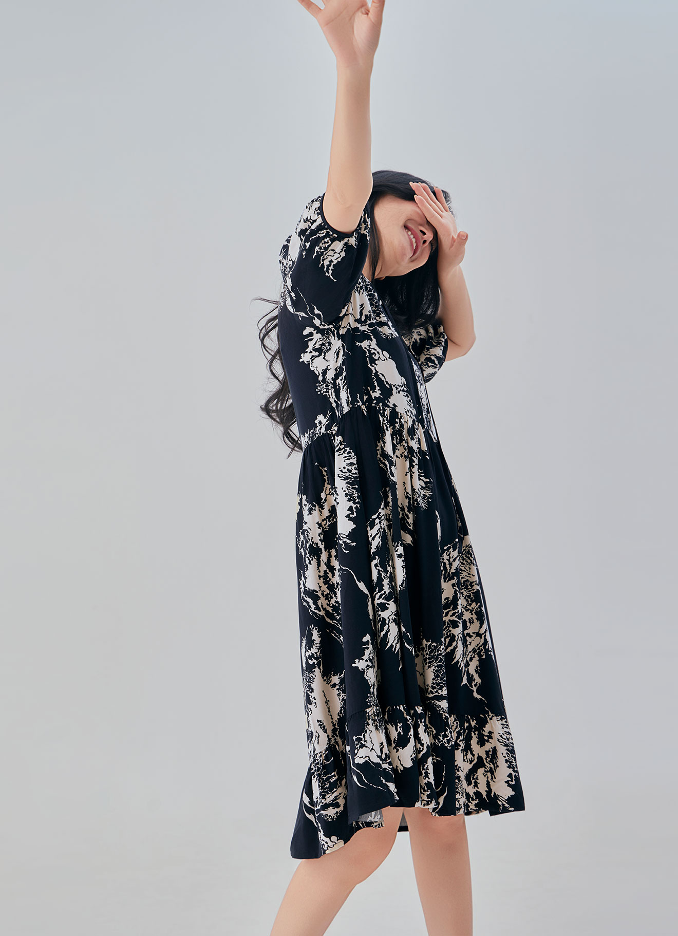 Printed Mini Dress | Escort