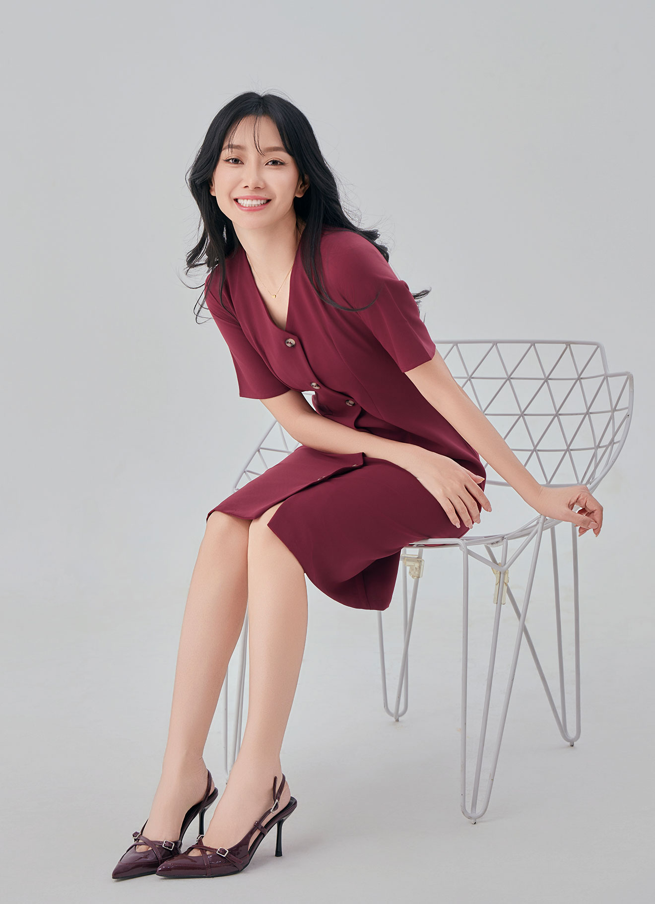 V-Neck Dress | Escort