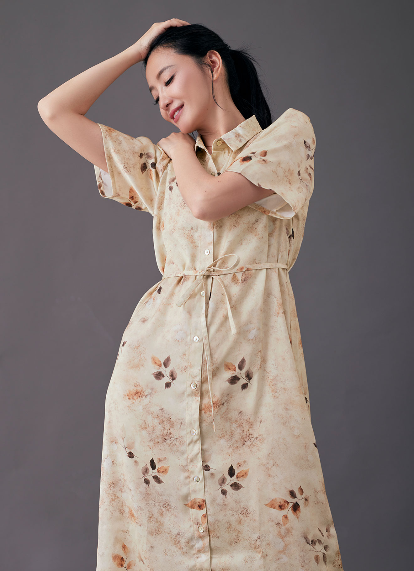 Shirt Collar Dress | Escort